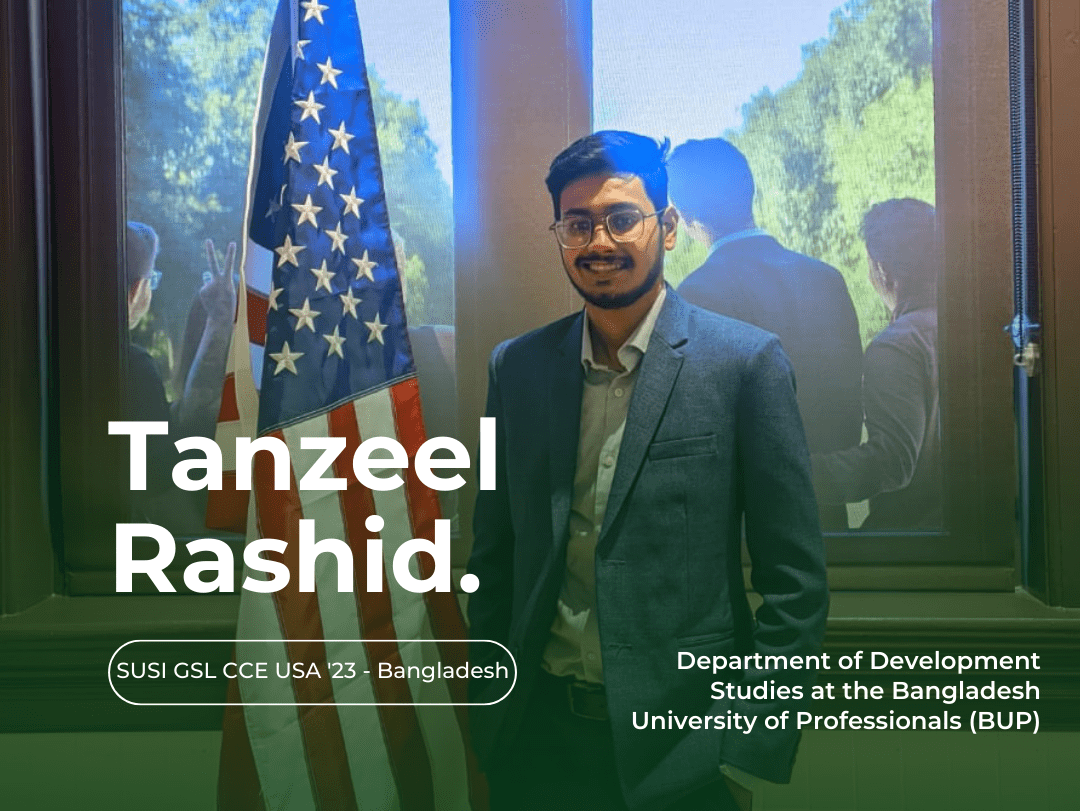 Tanzeel Rashid ALP ‘22 from Bangladesh Believes Young People Should ...